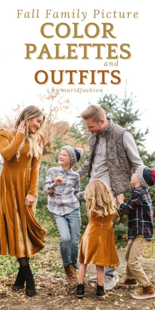 Fall Family Pictures Outfits - Color Palettes For Photoshoot