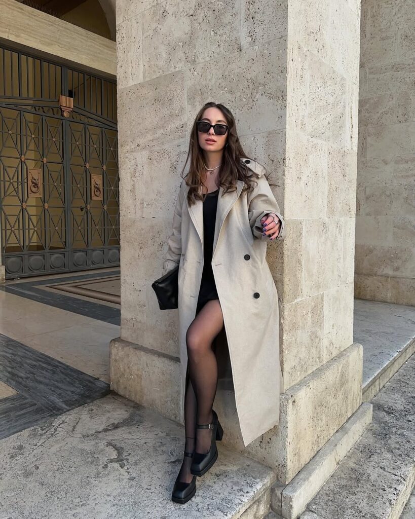 How To Wear A Trench Coat In Winter - Outfit Ideas For Women